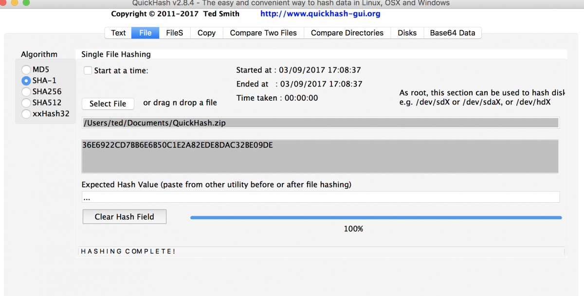 QuickHash-Screenshot_OSX2 | QuickHash GUI