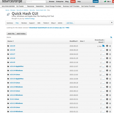 Read about QuickHash GUI, its history and open-source nature