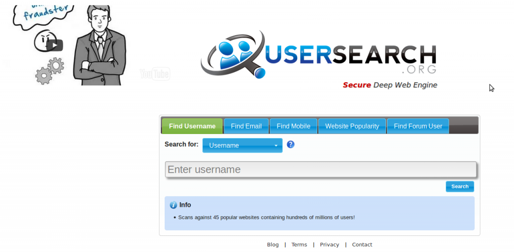 UserSearch | QuickHash GUI