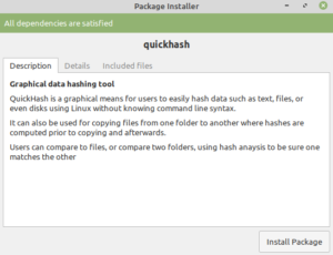 Quickhash-GUI v3.3.0 for Linux (Debian Package) | QuickHash GUI